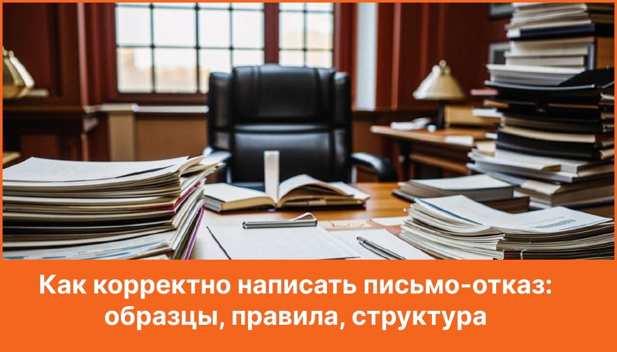 Письмо отказ: образец 2025 года